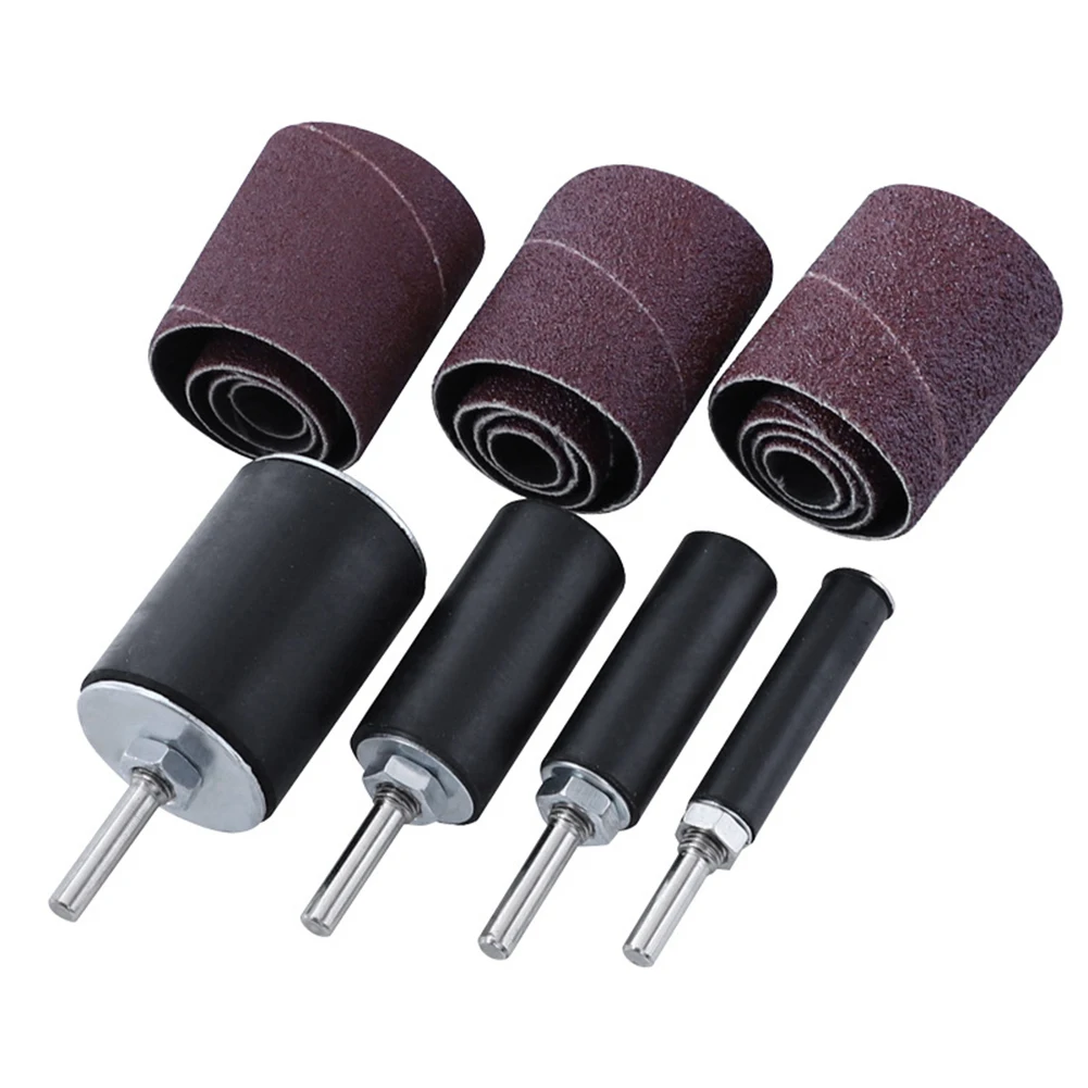 16pcs Grinding Polishing Sanding Sleeve Kit Woodworking Sander Belt ...
