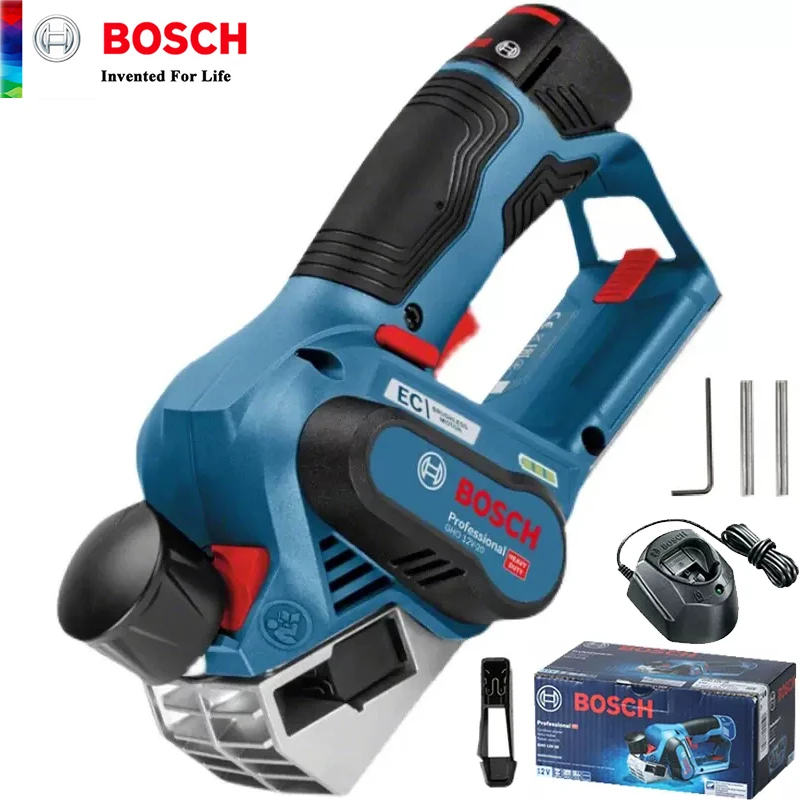 BOSCH GHO12V 20 Brushless Planer Woodwork Electric Planer 17mm Cordless ...