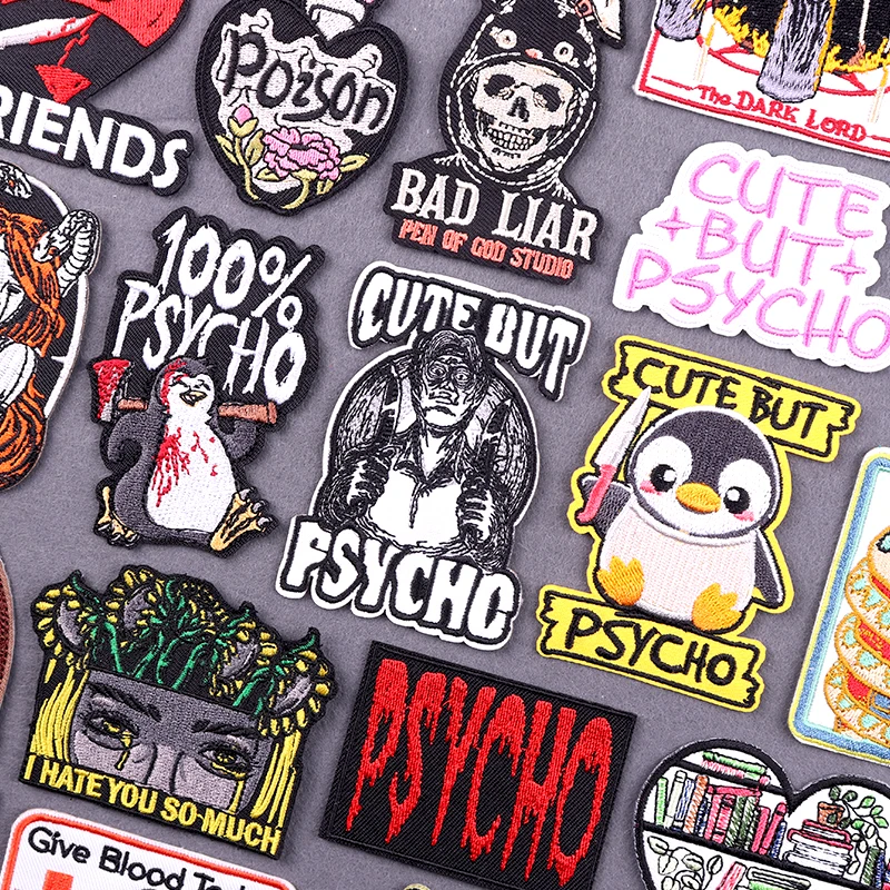 Punk-Patch-Iron-On-Embroidered-Patches-For-Clothing-Thermoadhesive ...