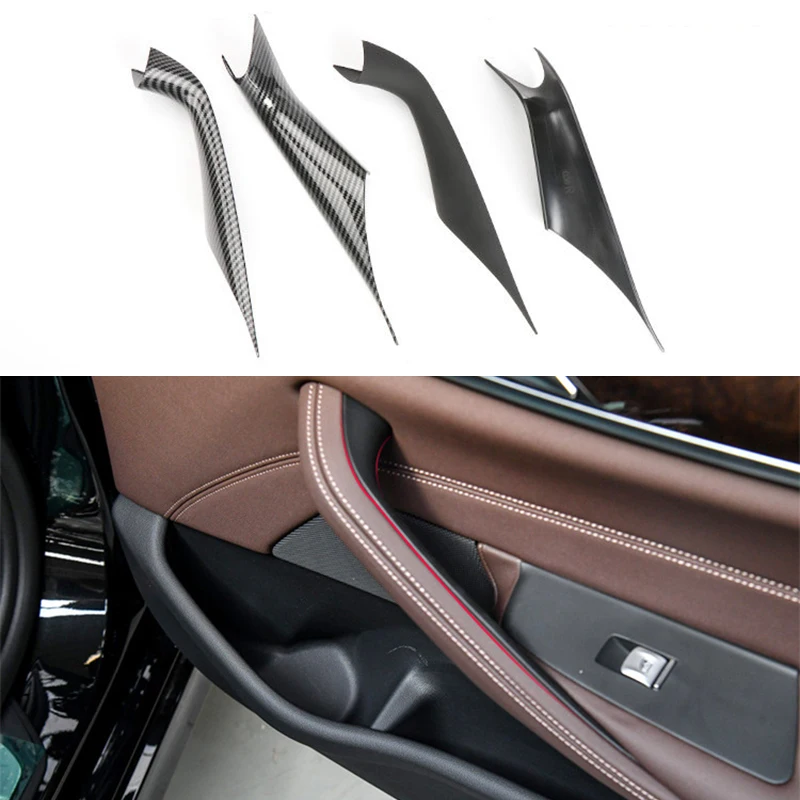 G30-Carbon-Fiber-Car-Interior-Door-Handle-Trim-Cover-Replacement-For ...