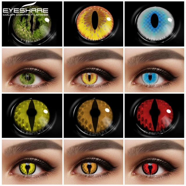 Gold Cat Eye Contacts
