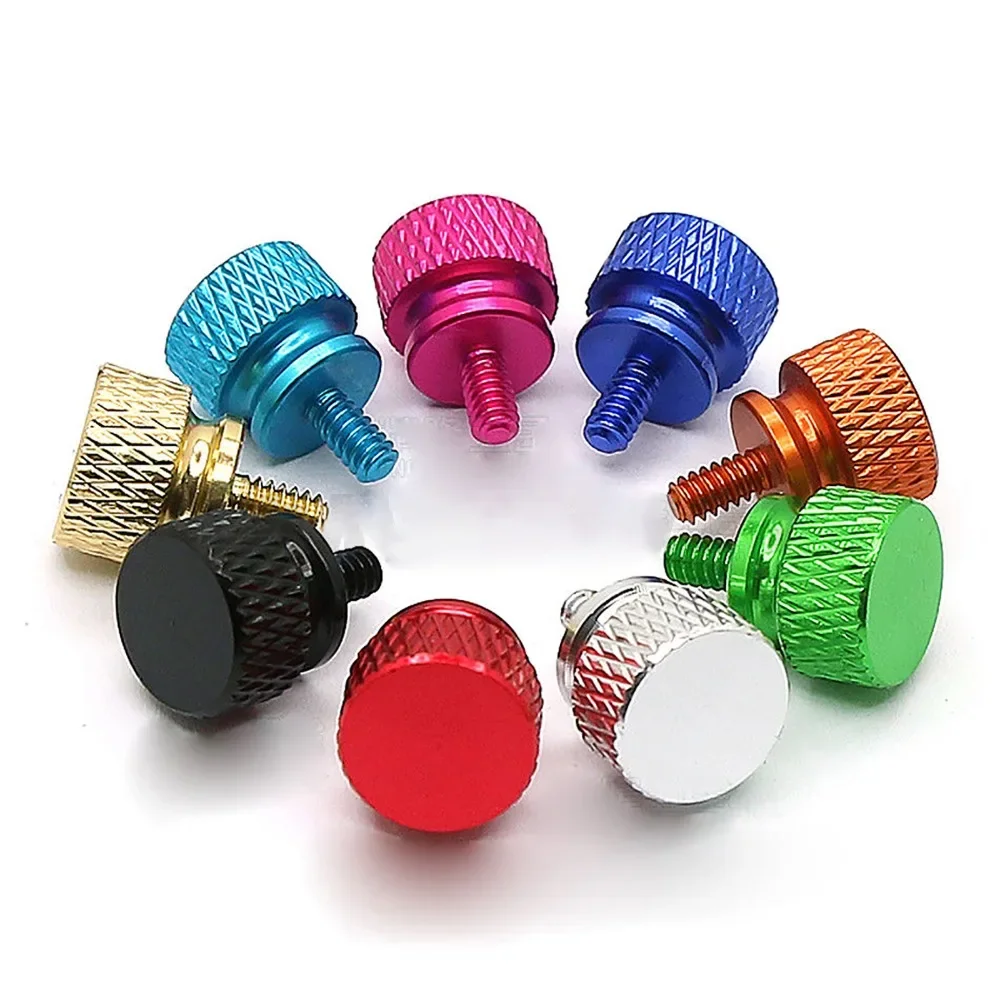 5Pcs-3-6-or-6-32-6mm-Aluminum-Alloy-Computer-Chassis-Colorful-Screws ...