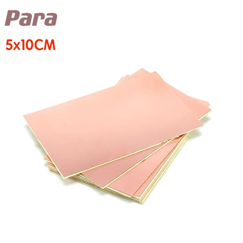 5pcs-5x10cm-Single-Sided-Copper-Clad-Plate-PF-PCB-5-10cm-Laminate ...
