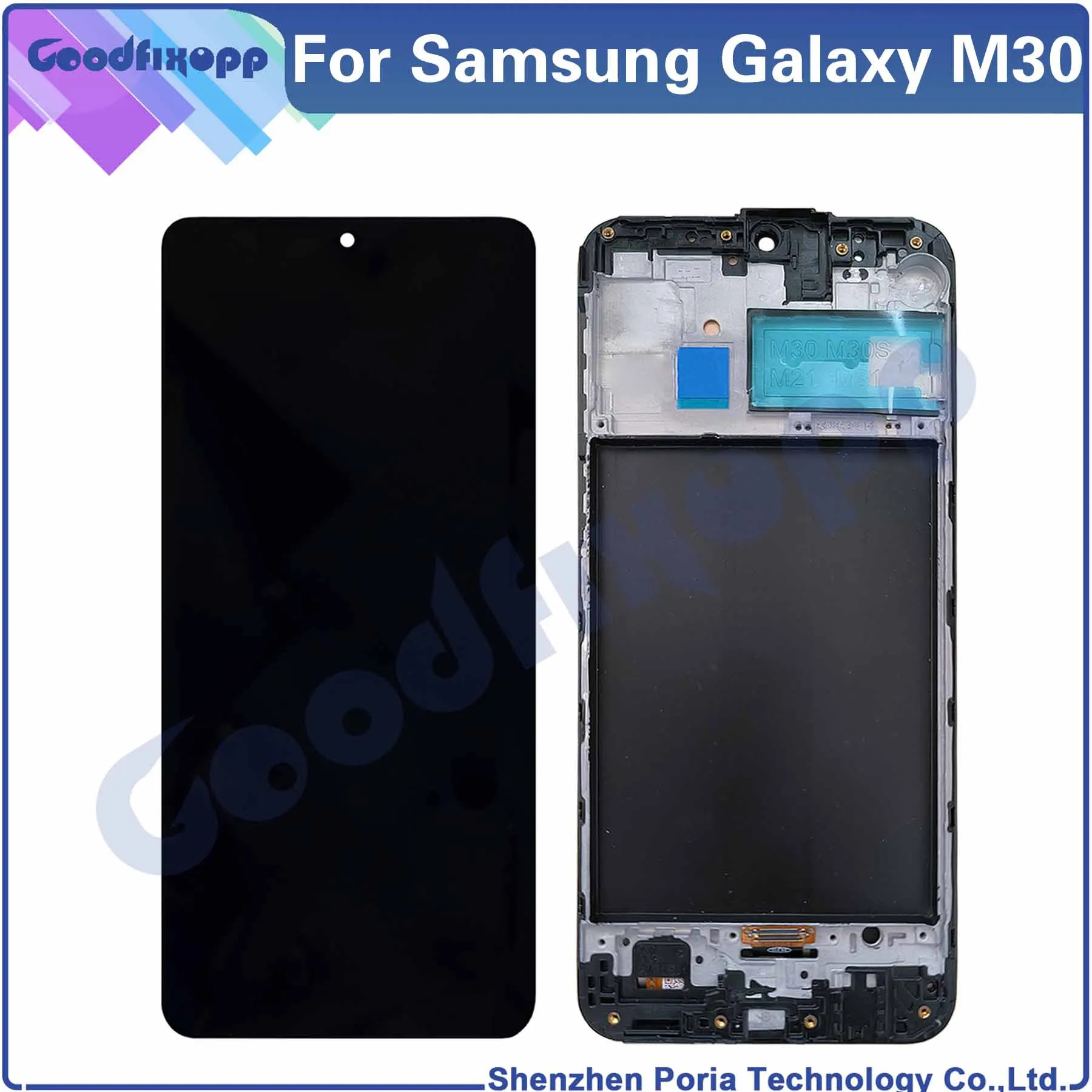 Pantalla-LCD-para-Samsung-Galaxy-M30-SM-M305-M305-montaje-de ...