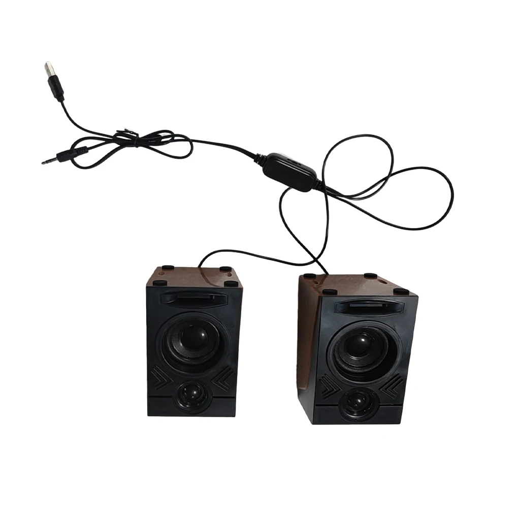 2-Pieces-Computer-Bass-Speaker-USB-Wired-Music-Player-Tool-Multimedia ...