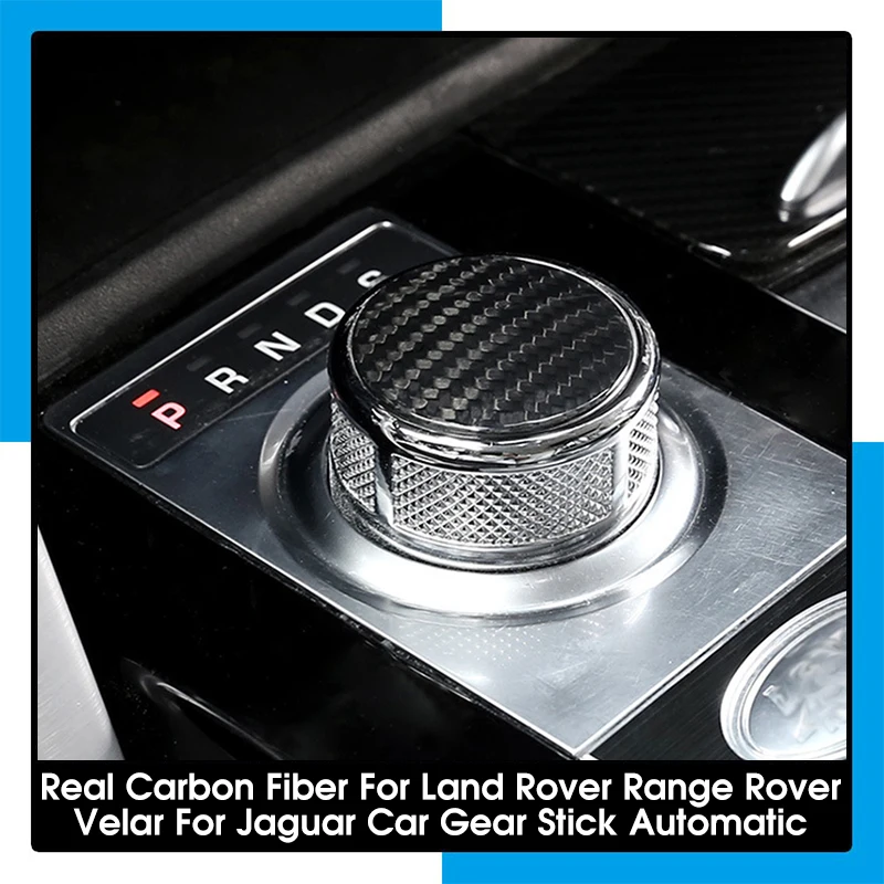 Real-Carbon-Fiber-For-Land-Rover-Range-Rover-Velar-For-Jaguar-Car-Gear ...