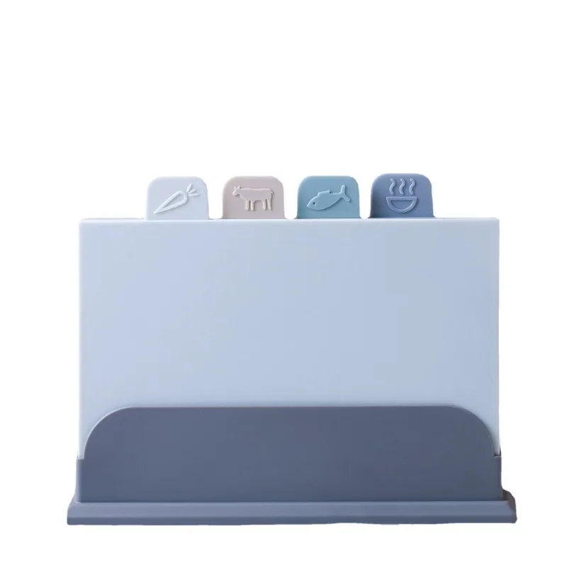 4pcs-set-Thicker-Plastic-Cutting-Board-Set-Anti-Bacterium-Non-Slip ...