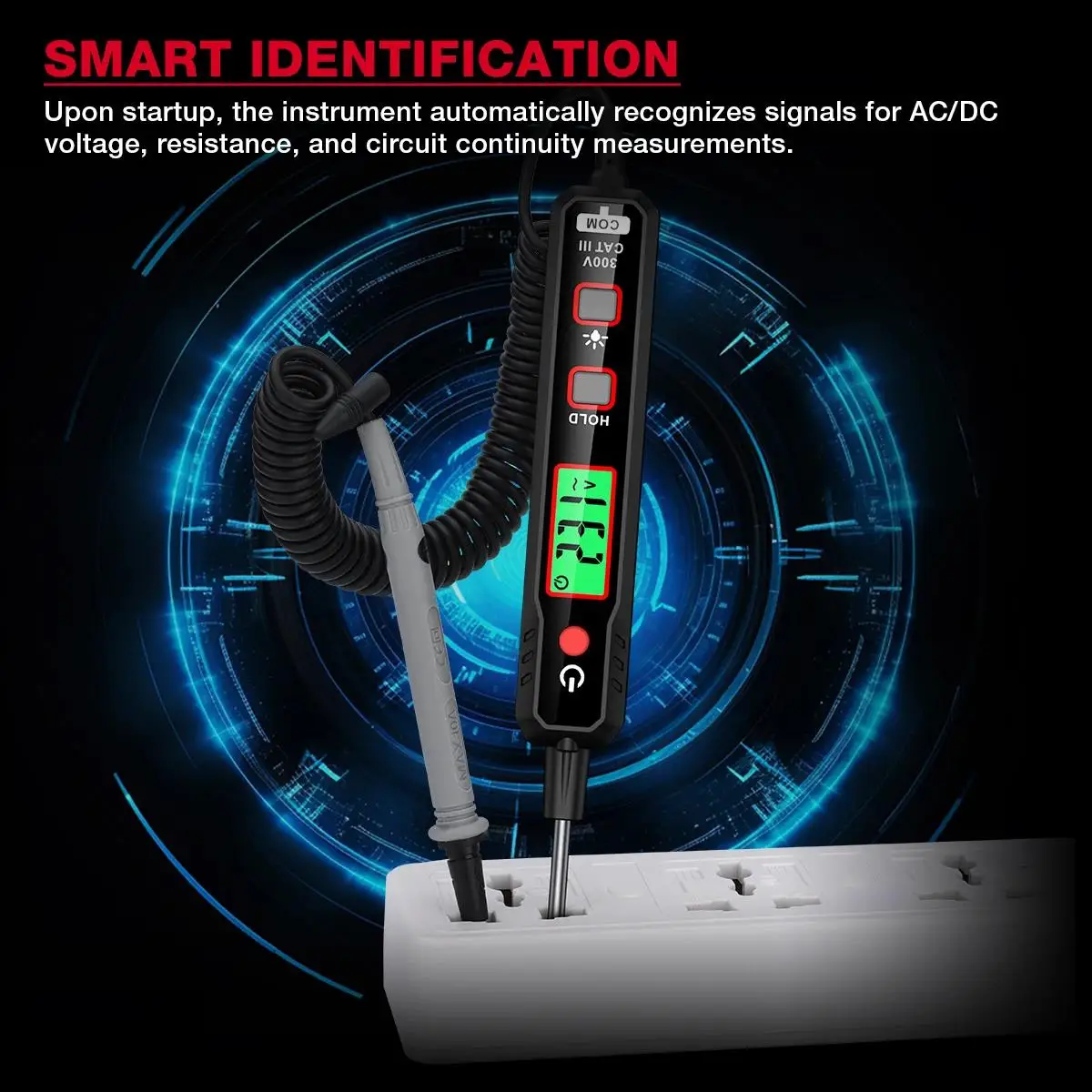 HABOTEST Digital Multimeter HT86B, 12 300V AC DC digital voltage ...