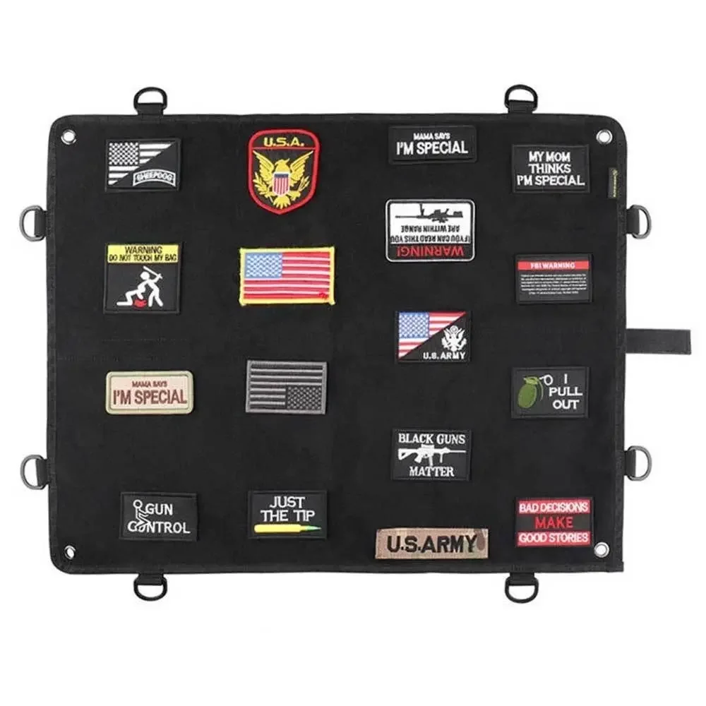 24-X-18-Tactical-Patch-Panel-Morale-Large-Hook-Loop-Surface-Ballistic ...