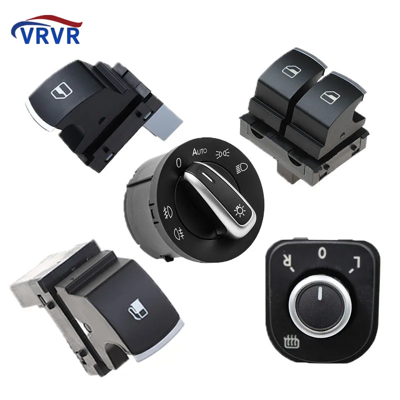 Power Window Switch Set 5ND959855 5K3959857 5ND959565B 1KD959833 ...