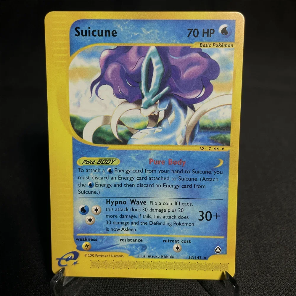 Cards Shining Card E-Card Series Vileplume Arcanine Gengar Suicune Game Collection Cards Toys ...