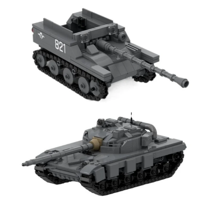 Hot-ASU-57-Tank-T-64A-Tank-Military-Series-Models-Building-Blocks ...