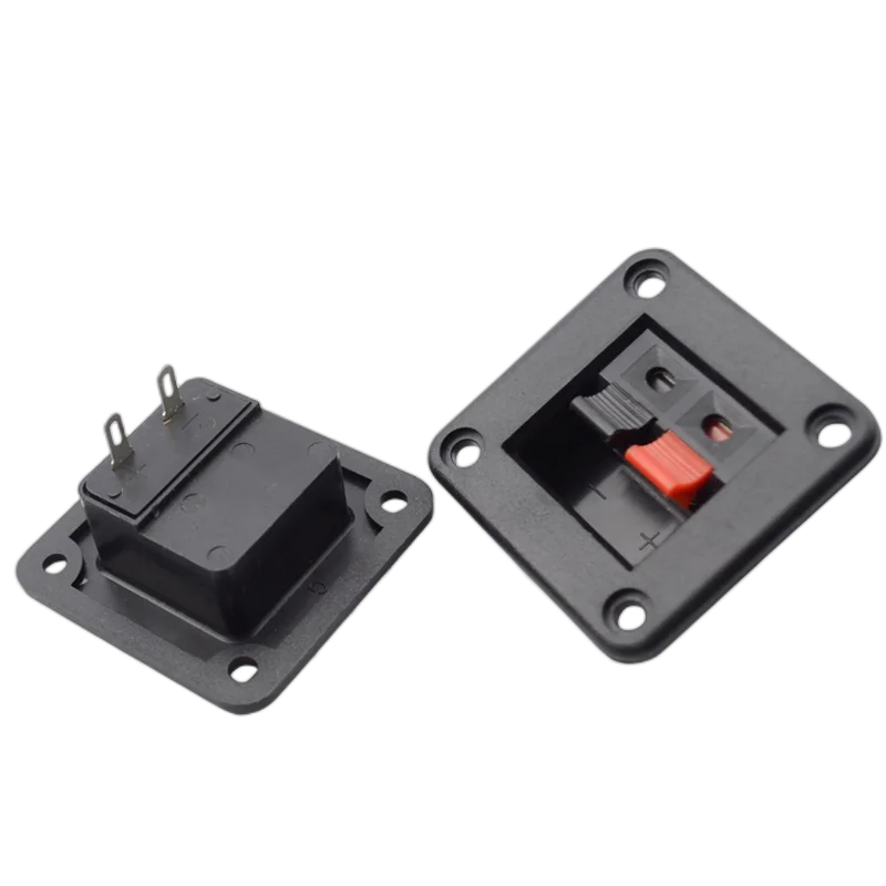 2pcs Push Type Speaker Terminal Board 2 Positions Speaker Terminal ...