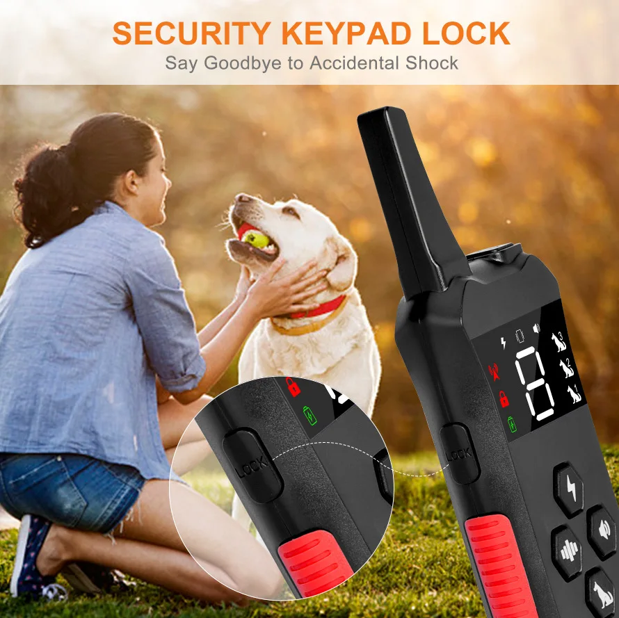 New-Dog-Trainer-Bark-Arrester-800m-Remote-Control-Electric-Shock-Pet ...