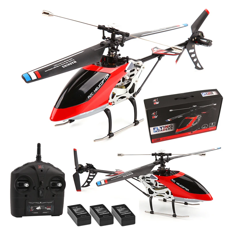 Helicóptero RC de altura fija 2,4 GHz 4 canales Motor Dual creatividad ...