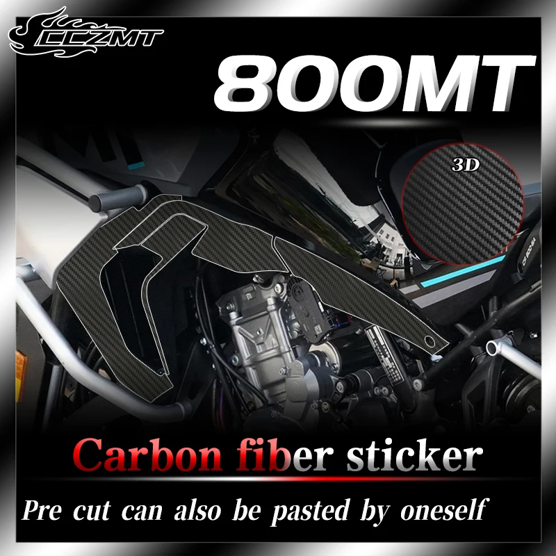 For-CFMOTO-800MT-3D-carbon-fiber-protective-stickers-full-body-decal ...