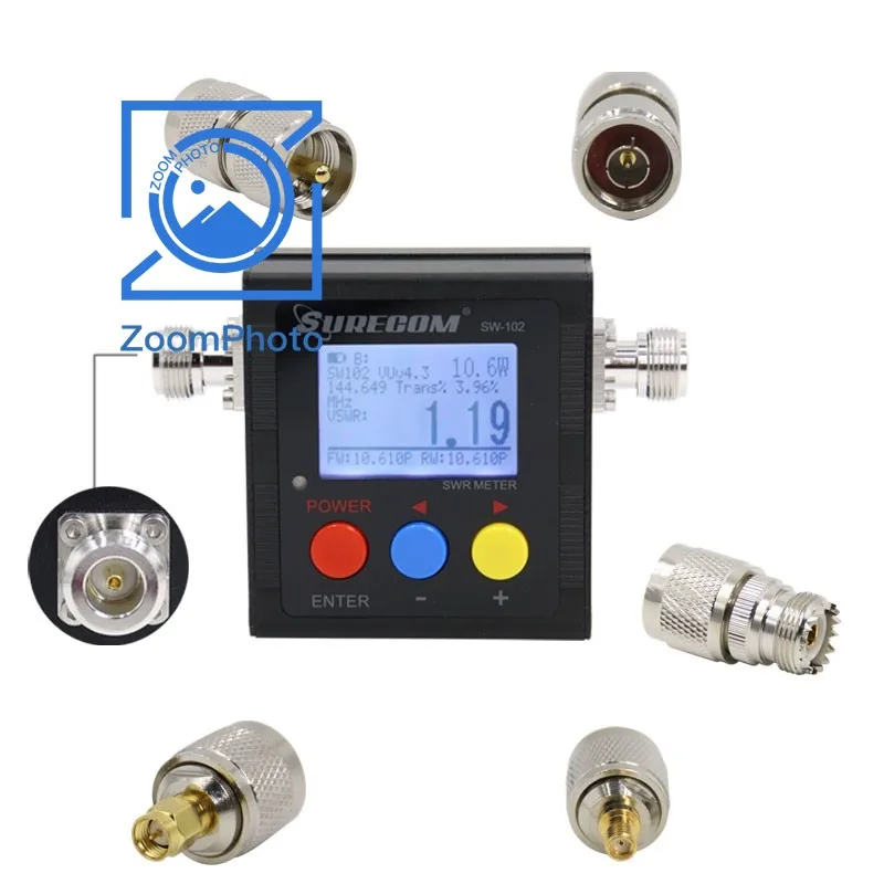 SW-102-120W-125-5252MHz-SWR-Meter-SWR-Power-Meter-w-Digital-Display-to ...