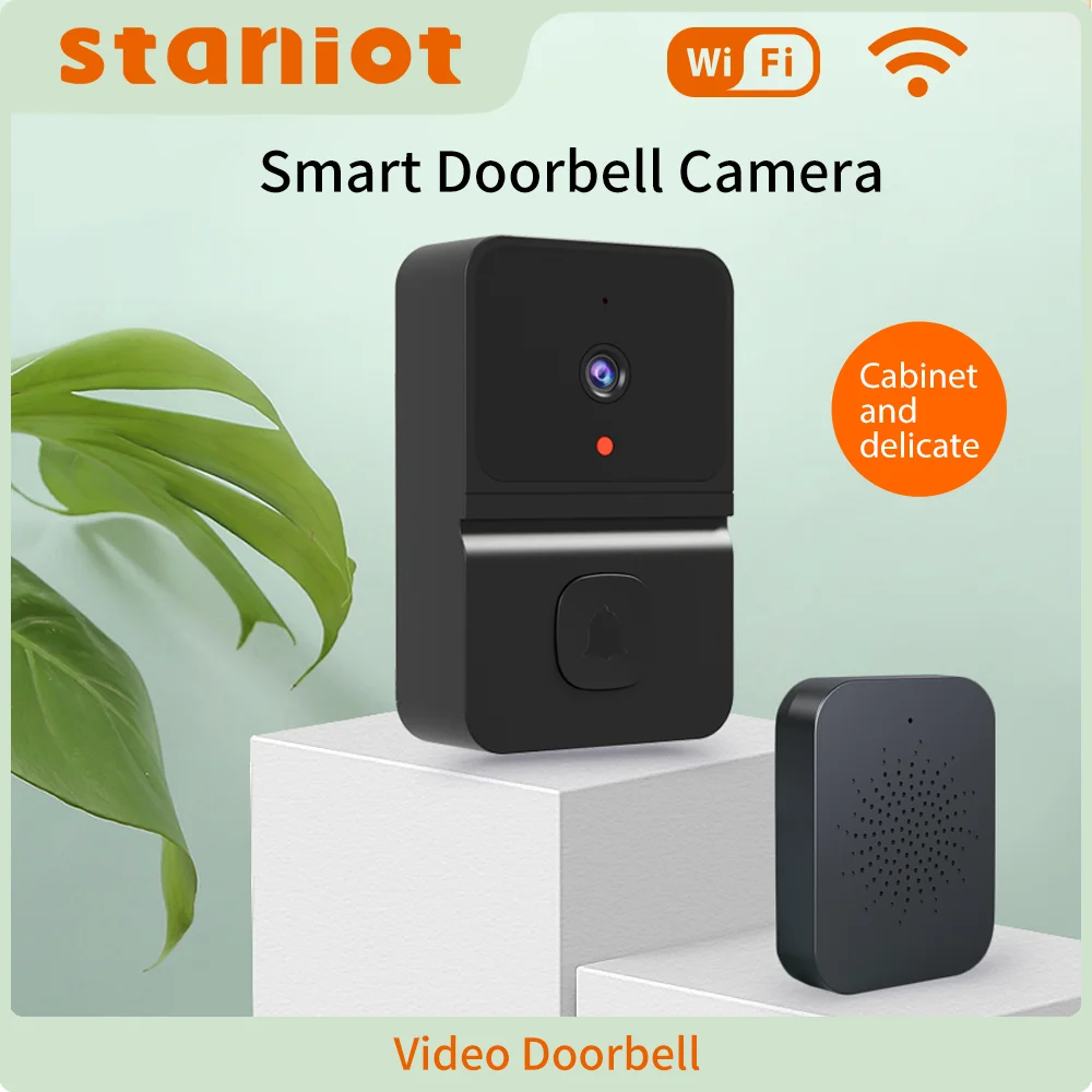 Intelligent Video Doorbell Camera WiFi Tuya Smart Wireless Door Bell ...