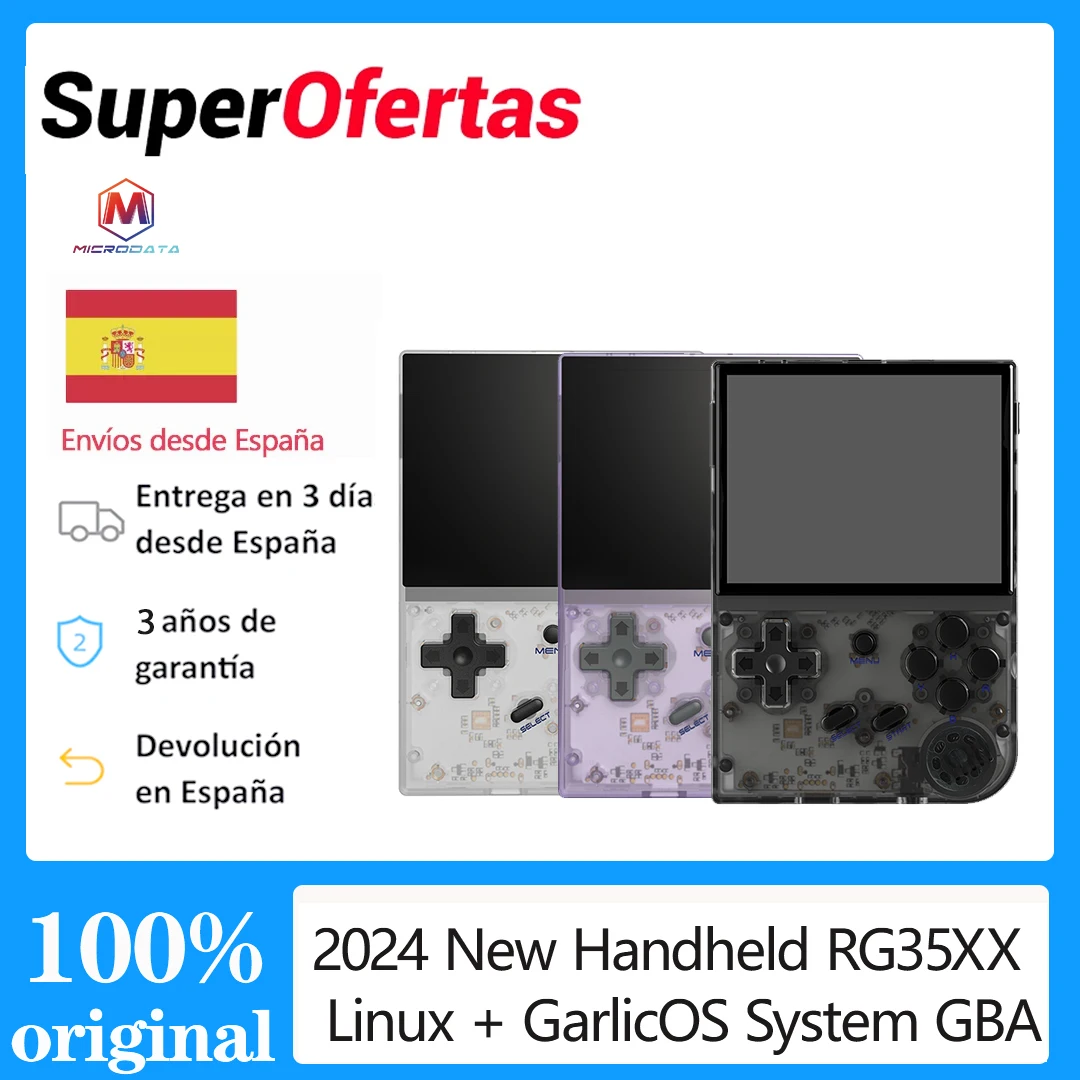 New-Handheld-RG35XX-Upgraded-Linux-System-GBA-Portable-Retro-GBA-Game ...