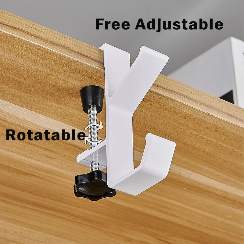 1PC-Adjustable-Desk-Edge-Hook-Gaming-Headset-Desk-Hanger-Backpack ...