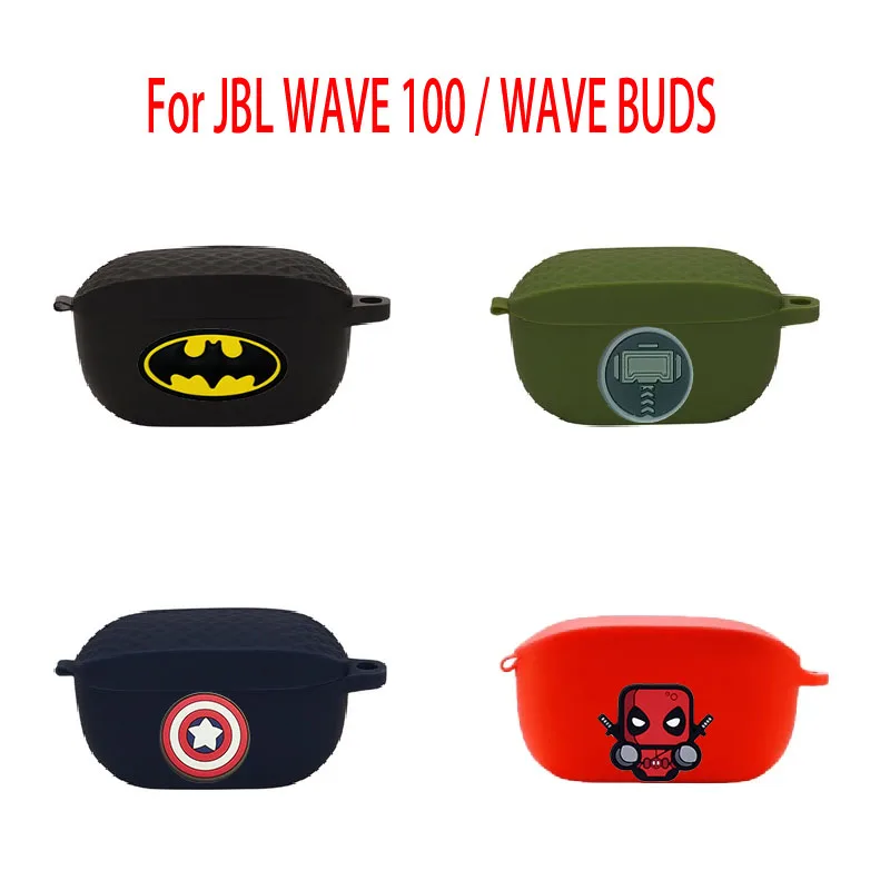 Casing-Earphone-kartun-DIY-untuk-JBL-Wave-100-TWS-Wave-Buds-silikon ...