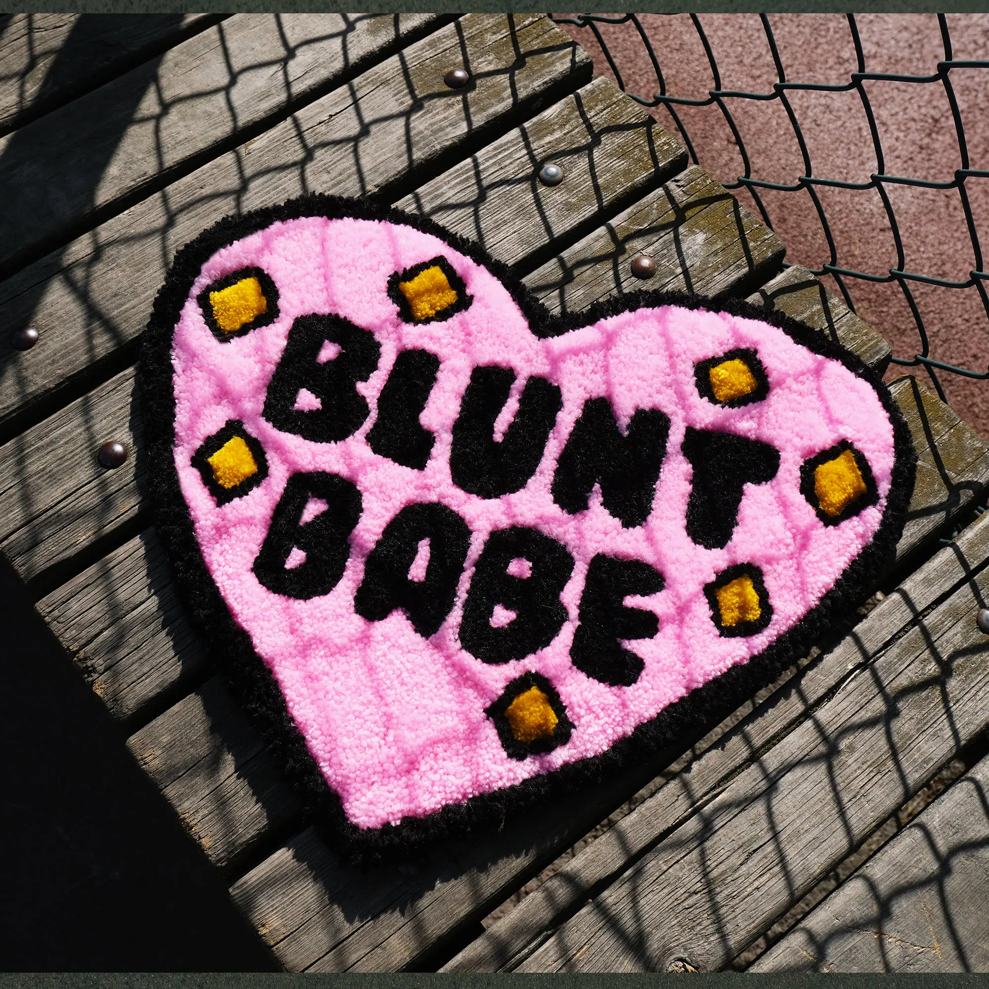 LAKEA-Blunt-Babe-Tufting-Rug-100-Handmade-Pink-Heart-Shape-Tufted-Rug ...