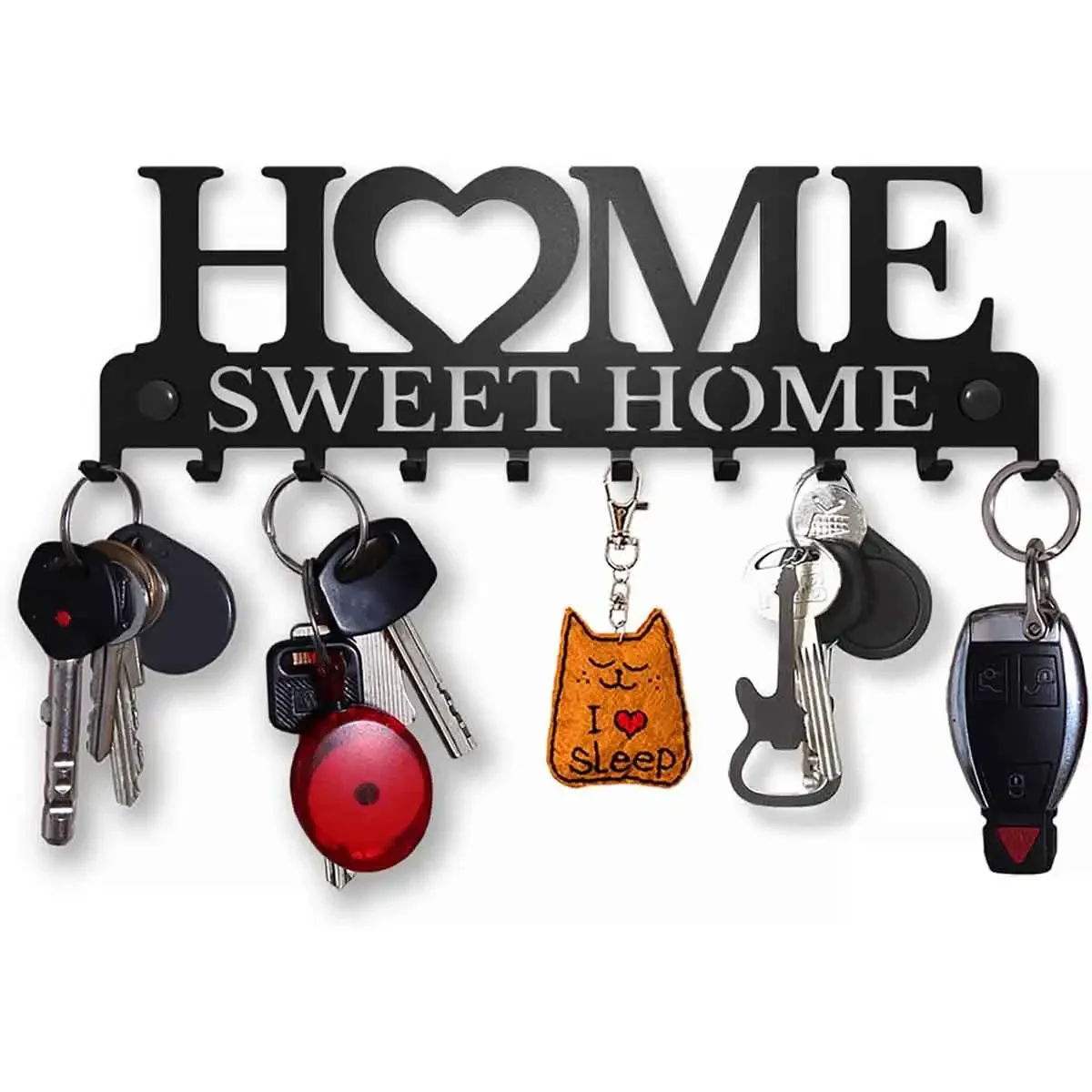 1PC-Wall-Mounted-Sweet-Home-Decorative-Key-Holder-Key-Wall-Hook ...