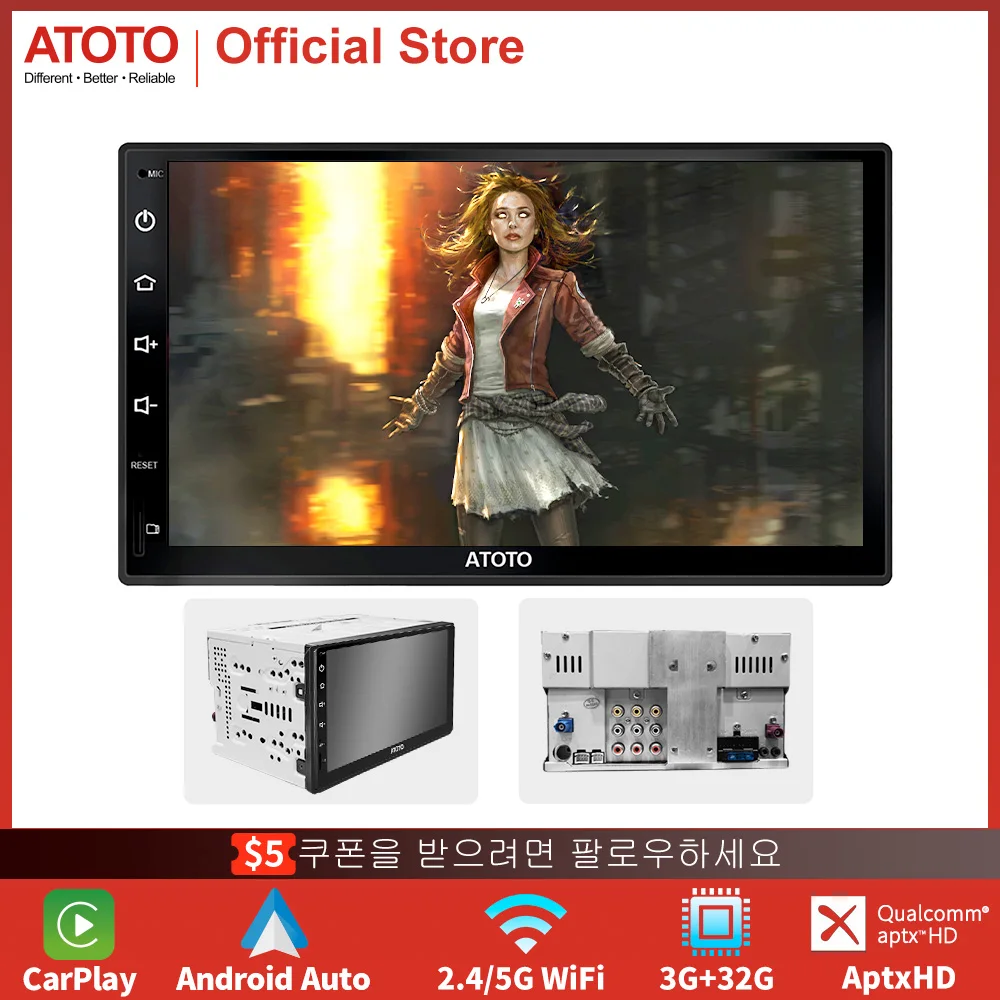 ATOTO Car Radio S8 Premium 2 Din Full Touch Screen Car Stereo Support ...