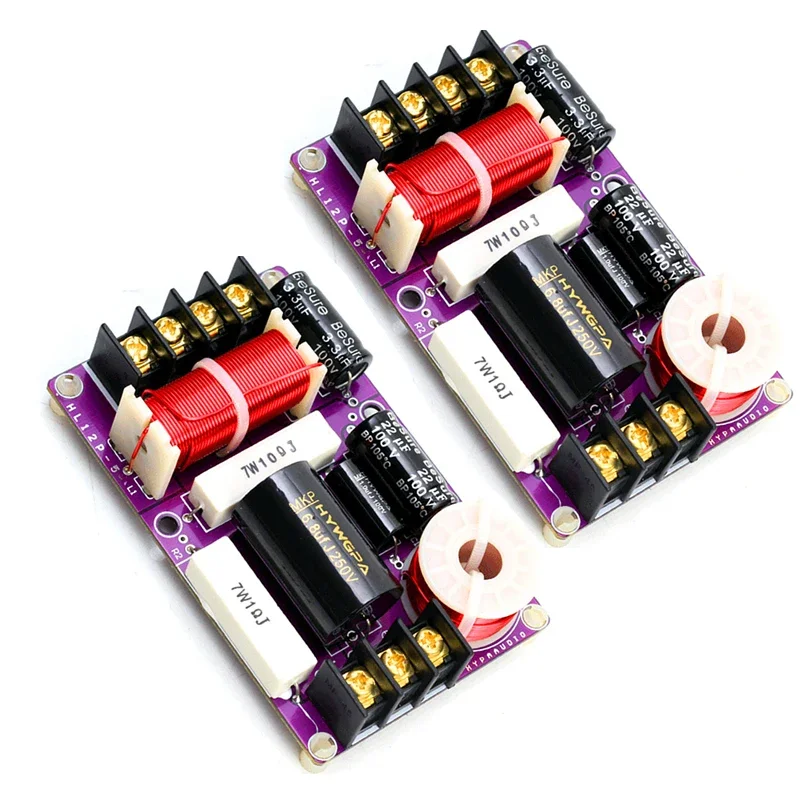 2PCS-150W-2-Way-Audio-Hifi-Filter-Circuit-Board-Stereo-Speaker ...