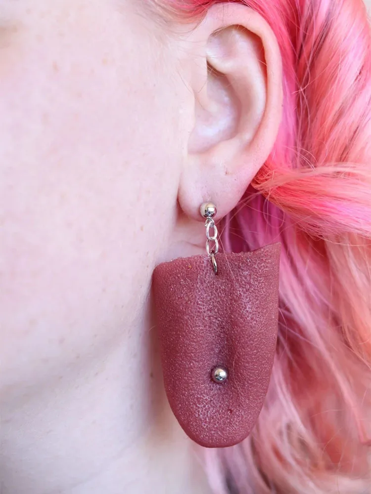 Halloween-Tongue-Earrings-Gruesome-Scary-Jewelry-Costume-Quirky ...
