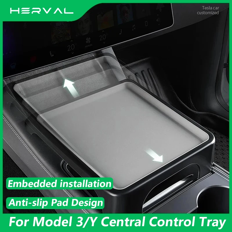 Herval-Central-Control-Tray-For-Tesla-Model-3-Y-Central-Control-Dining ...