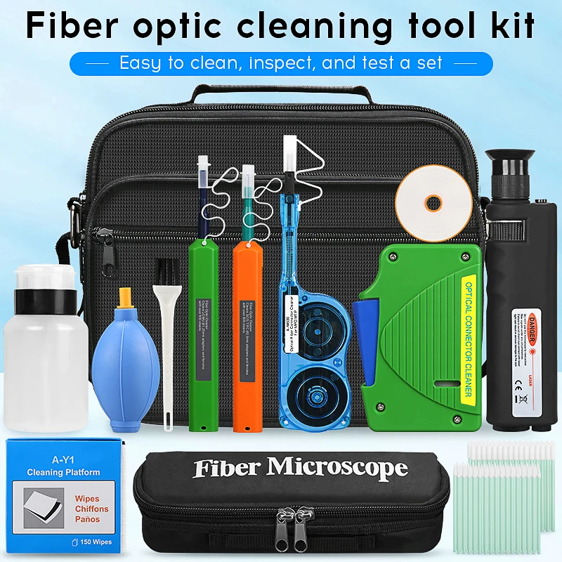 Fiber-cleaning-tools-Fiber-Cleaning-Kit-Fiber-Optic-FTTH-Tool-Kit ...