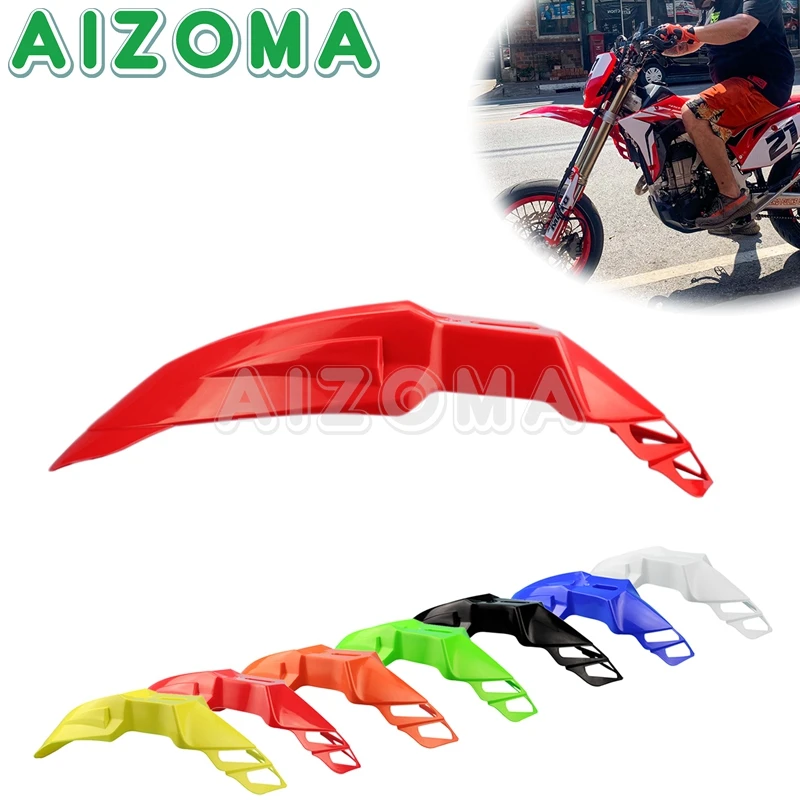 ABS Plastic Front Fender Offroad Dirt Bike Motocross Universal Mudguards For Honda XR400 XR650L ...