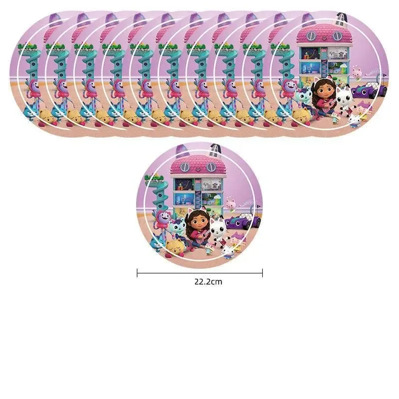 Suministros para la fiesta del quinto cumpleaños de las niñas Casa de muñecas Gabby Globos de ...