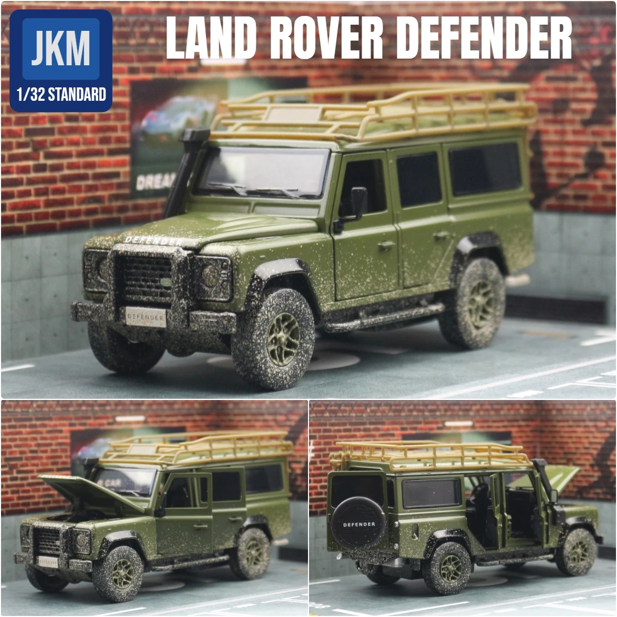 1-32-Land-Rover-Defender-Adventure-Toy-Car-Off-Road-SUV-Miniature-Model ...