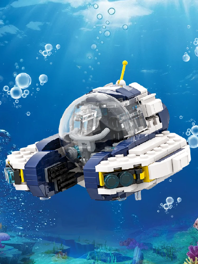 Submarine-Sea-Moth-building-blocks-color-box-birthday-gift-submarine ...