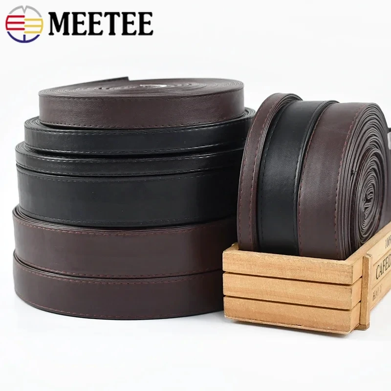 5-10M-10-30mm-PU-Leather-Cords-Rope-Webbing-Bag-Strap-Garment-Necklace ...
