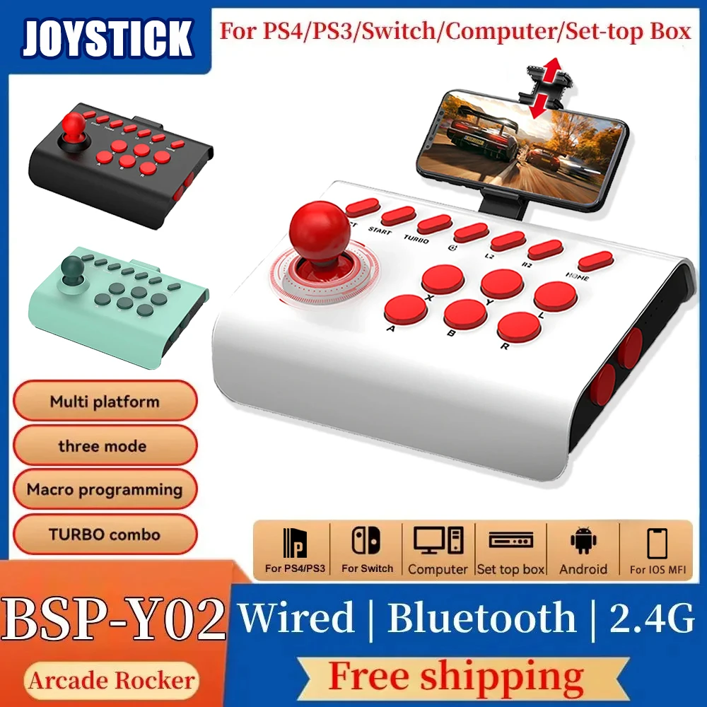 Mando-inal-mbrico-con-Bluetooth-mando-Retro-Arcade-Joystick-para-PC ...