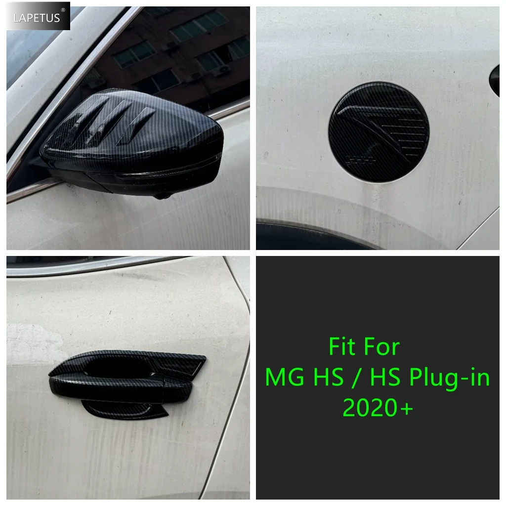 Carbon Fiber ABS Rearview Mirror / Door Handle Bowl / Fuel Tank Cap ...