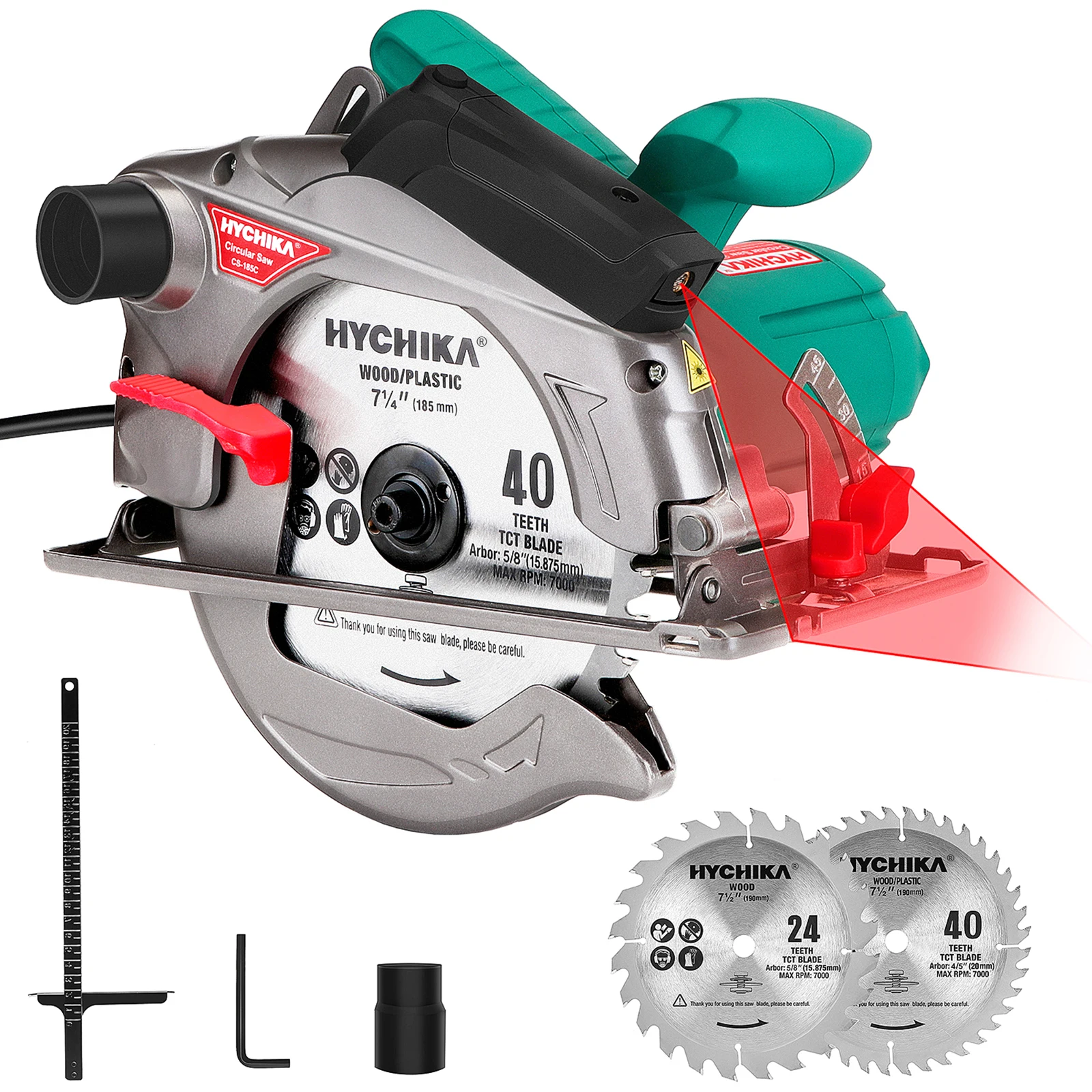 USA-Warehouse-Mini-Circular-Saw-HYCHIKA-500W-Circular-Saw-wood-cutting ...