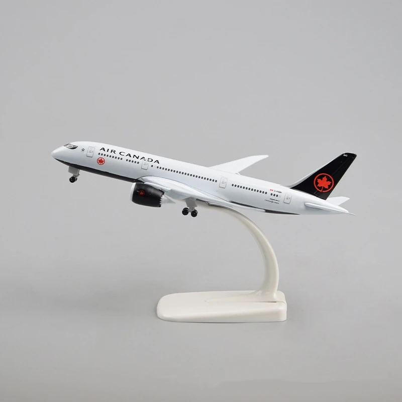 Souvenir Plane Toy 20CM Metal Airplane Model Black Air B787 Canada ...