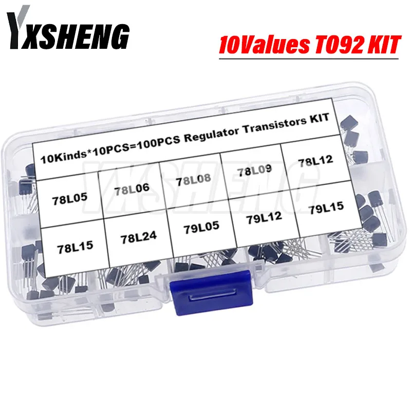 100PCS-Box-TO-92-Voltage-Regulator-Transistors-78L05-78L06-78L08-78L09 ...