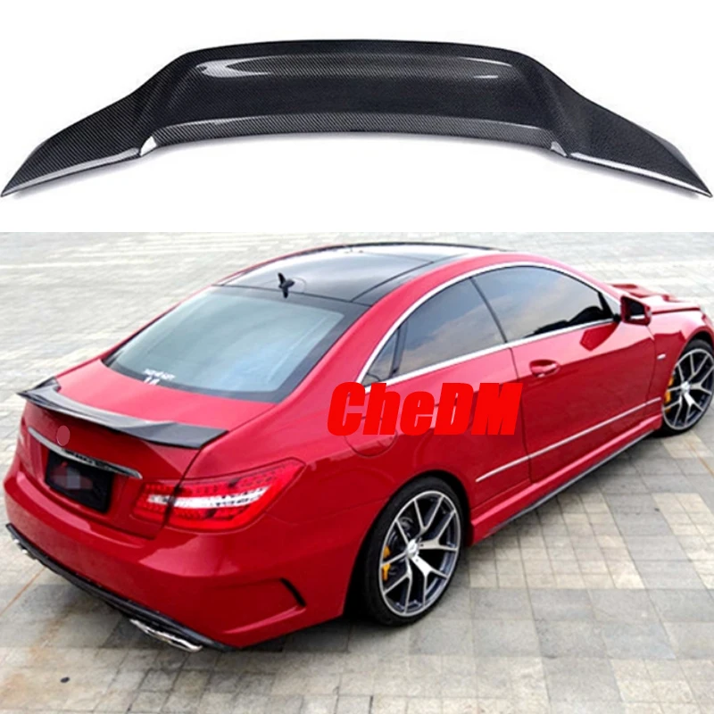 W207-C207-Carbon-Fiber-FRP-Trunk-Spoiler-R-Style-Wing-For-Mercedes-E ...