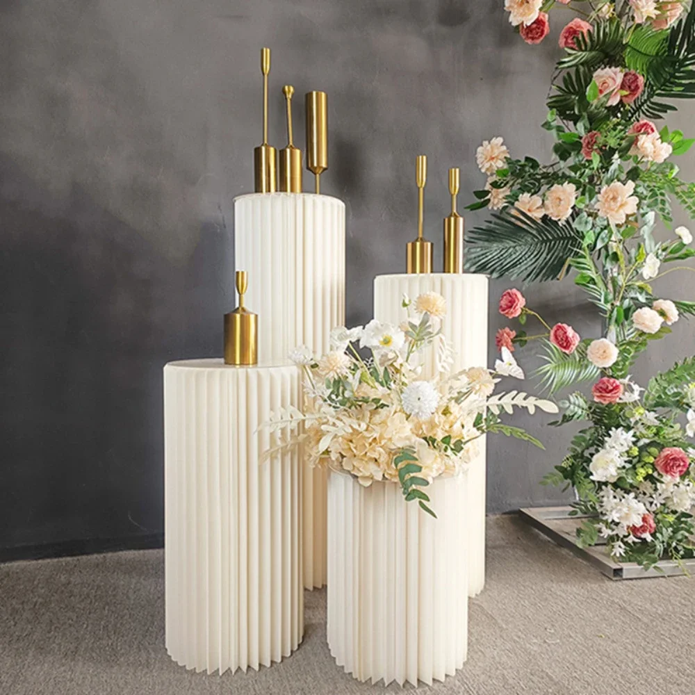 Roman-Folding-Column-Ornaments-Party-Honeycomb-Origami-Display-Stand ...