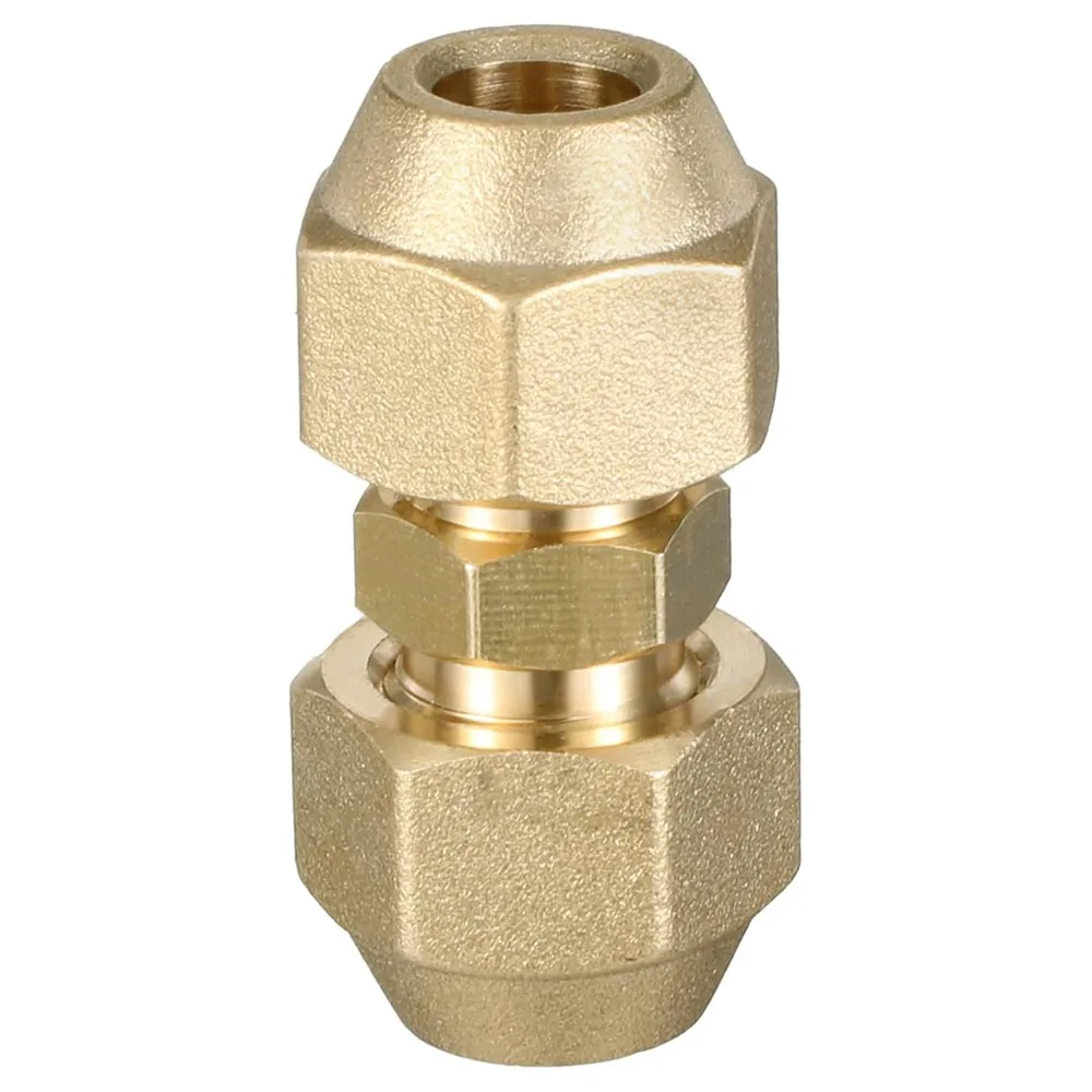 Straight Pipe Extension Joint 1/2" 1/4" 3/8" With Flare Nuts Copper ...