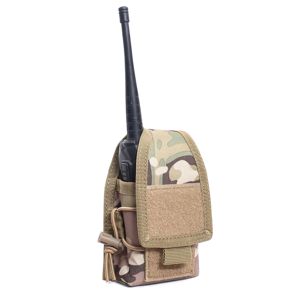Military Tactical Molle Radio Pouch Interphone Storage Bag Airsoft ...