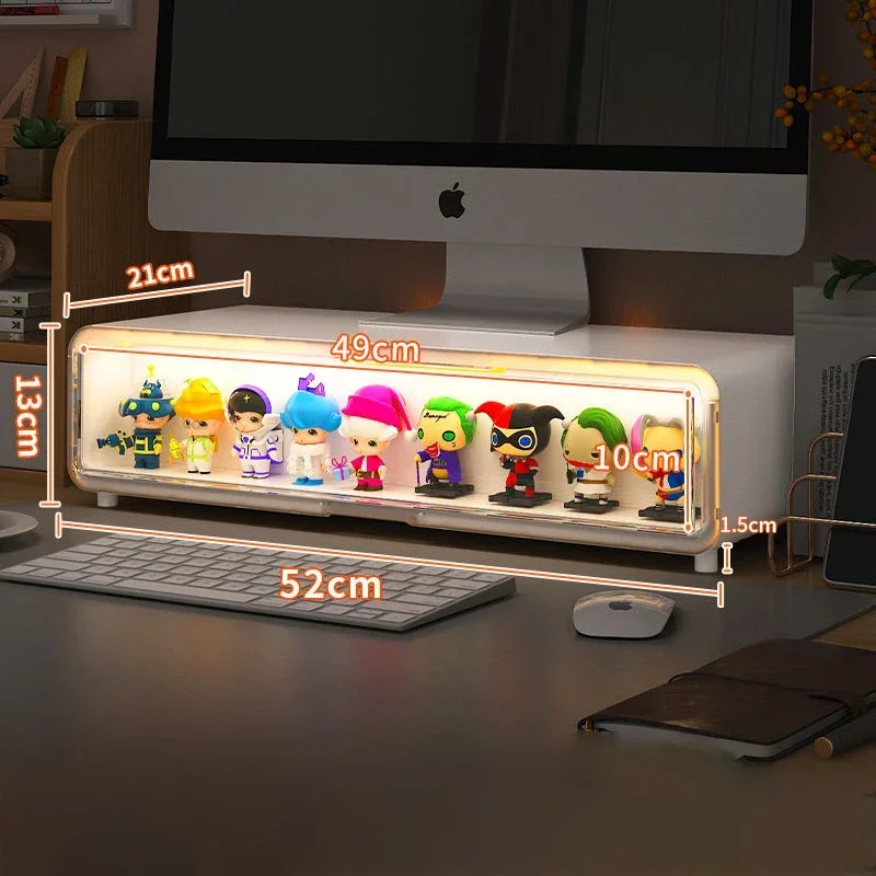 Shelf-Toys-Display-Computer-Monitor-Desktop-Booster-Simple-Case-Large ...