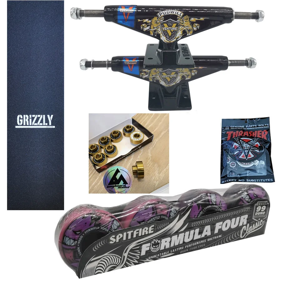 spitfire-wheels-forged-5-25inch-VENTURE-skateboard-trucks-good-quality ...