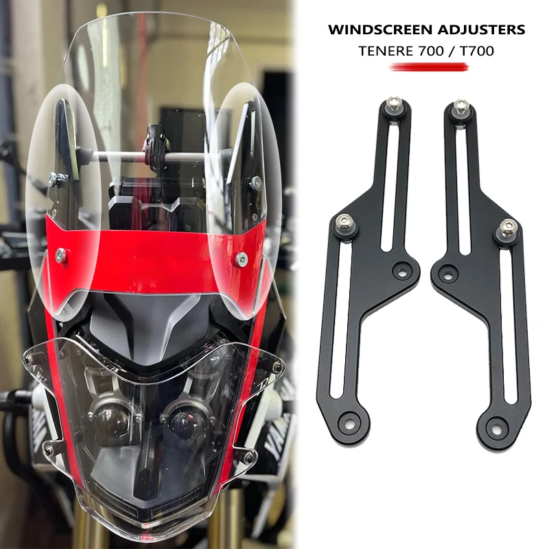 Tenere700 Windshield Bracket Motorcycle Windshield Adjuster For YAMAHA TENERE 700 T700 T 700 T7 ...