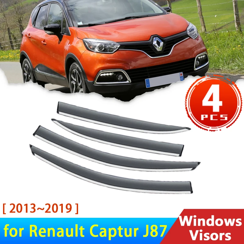 Deflectors for Renault Captur J87 Samsung QM3 2013~2019 Accessories Car ...